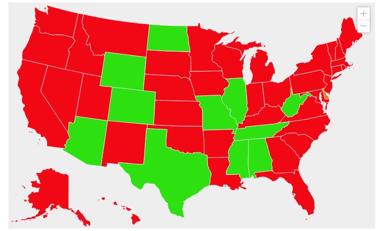 States, Counties and Places with No Building Codes in the USA ...